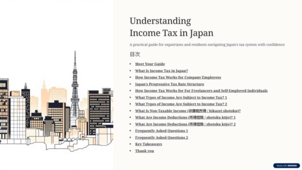 Income Tax In Japan: A Complete Guide For Foreign Residents | BELONGING ...